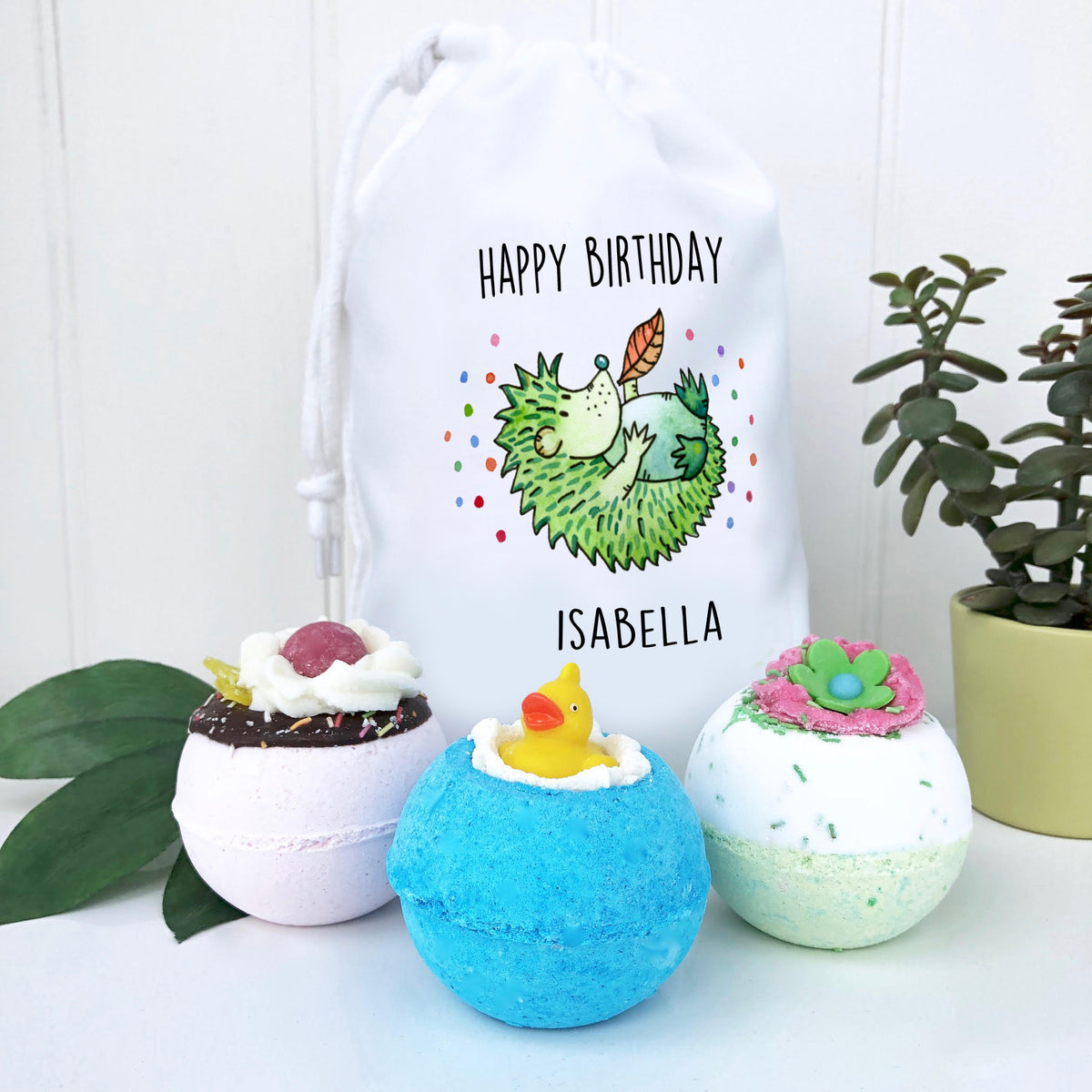 Happy Birthday Bath Bomb Gift Set – Pink Pineapple Home & Gifts