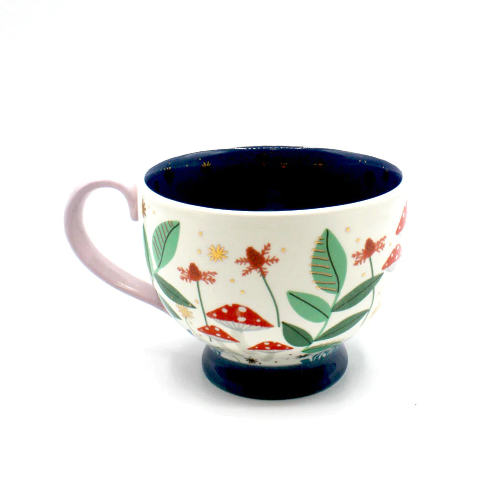 Large Porcelain Mug With Hidden Owl – Pink Pineapple Home & Gifts