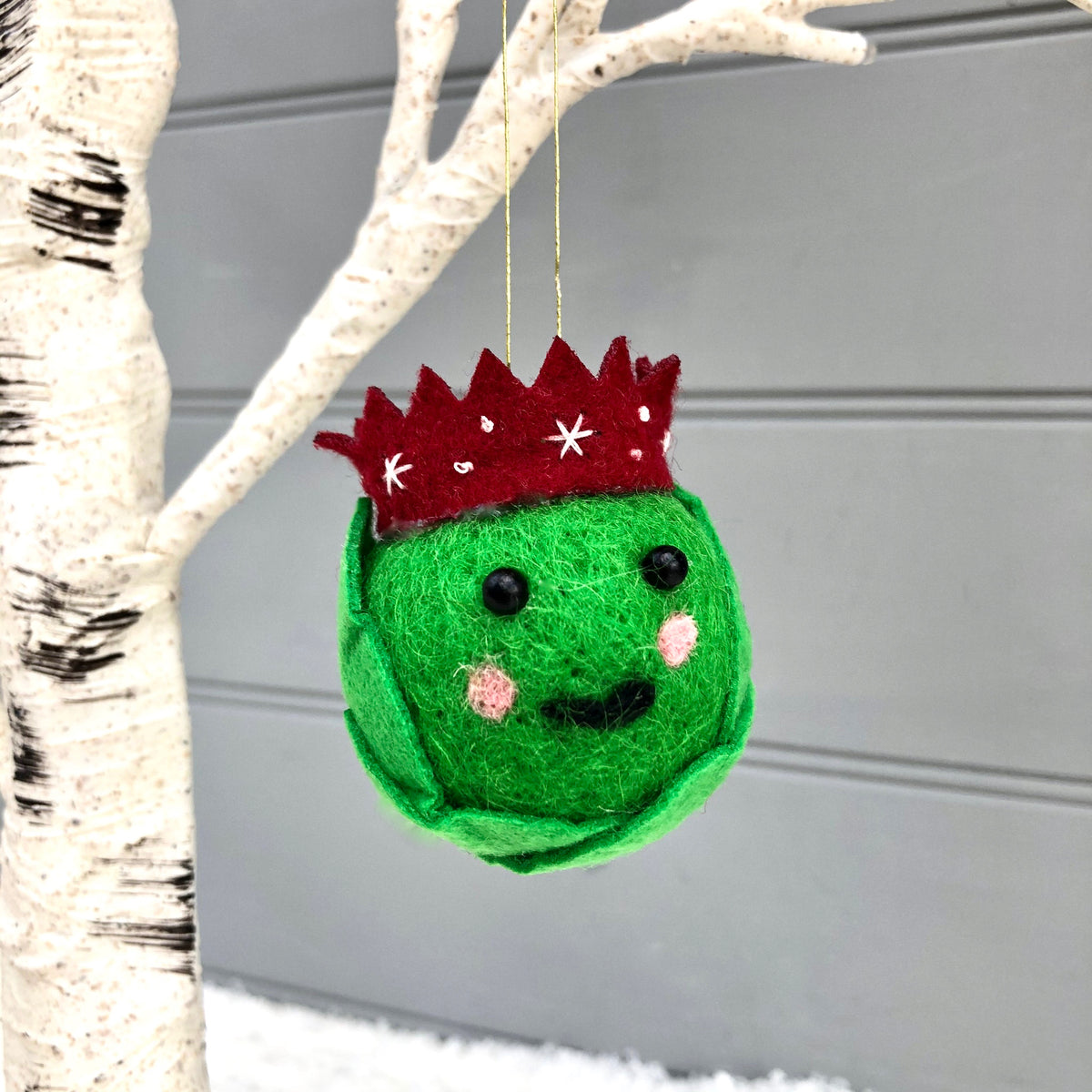 Christmas Felt Sprout Decoration – Pink Pineapple Home & Gifts